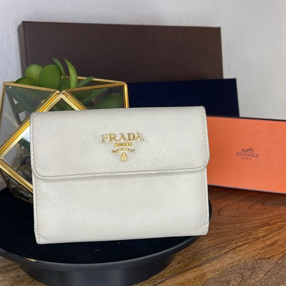 Prada | Bags | Saffiano Leather Prada Wallet | Poshmark